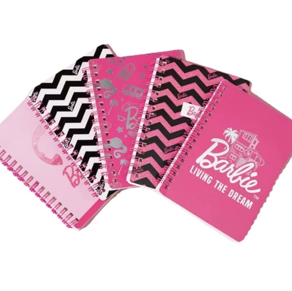 Barbie | Other | Barbie Miniso Barbie Spiral Notebook Barbie Clipon ...
